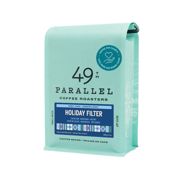 49th Parallel Coffee Roasters Holiday Filter 340g | Piazza Denardi