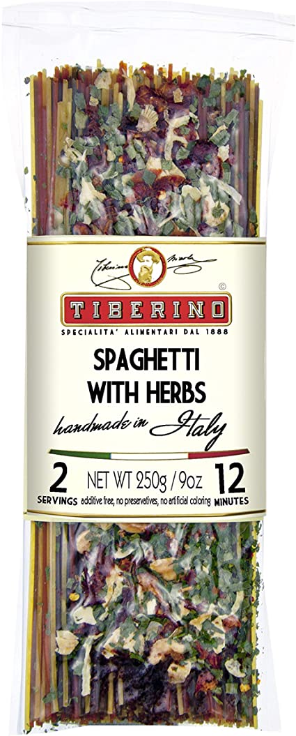 Tiberino Spaghetti with Herbs 250g | Piazza Denardi
