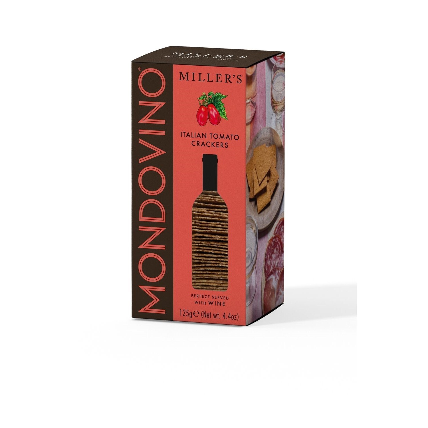 Mondovino Italian Tomato Crackers 125g | Piazza Denardi